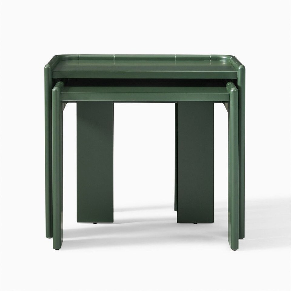 Rylee Nesting Bedside Tables (58 cm - 66 cm) - West Elm Australia